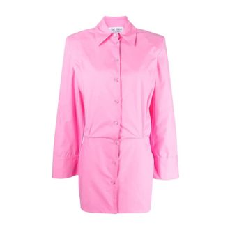 The Attico Margot Mini Hemdblusenkleid - - Dresses - Damen - Rosa - S