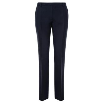 Valentino Garavani Woll- und Seidenmischung Hose - - Trousers - Damen - Blau - L