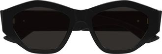 Bottega Veneta unisex, Accessoires, Noir, Taille: 53 MM Oversize Lunettes de soleil