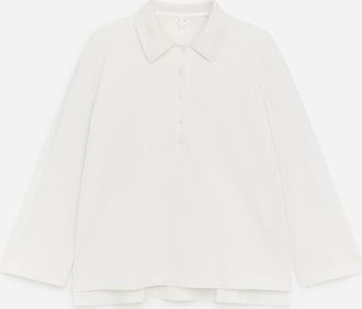 Arket Pikee-Poloshirt -Wei&szlig;