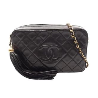 Chanel Pre-owned Matelasse Lambskin Schultertasche - - Pre-owned - Damen - Schwarzk - ONE SIZE