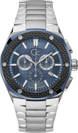 Gc Uhren - Quarz Chronograph Gc Fiber - Gr. unisize - in Silber - f&uuml;r Damen