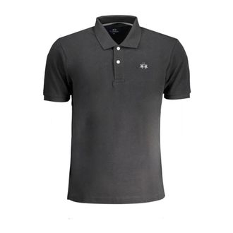 La Martina Besticktes Polo-Shirt - - Tops - Herren - Schwarzk - S