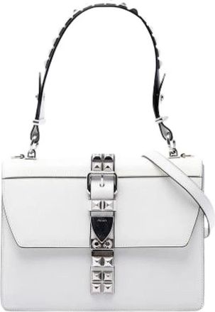Prada Pre-owned Vintage Satchel - Femme - Pre-owned - Blanc - Taille: ONE Size