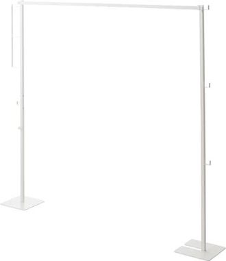 Yamazaki Tableware Yamazaki 6619 Tower Klappbarer Wäscheständer für den Innenbereich, weiß, Stahl/Polypropylen, minimalistisch, 175 x 25 x 160 cm