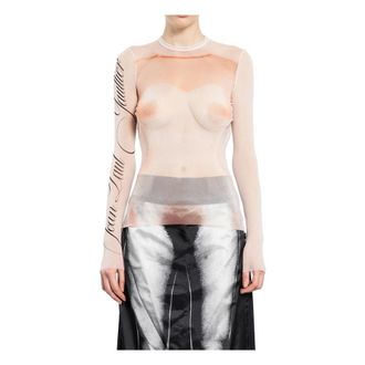 Jean Paul Gaultier Damen, Oberteile, Rosa, MGröße