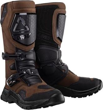 Leatt Hydradri, Bottes de moto unisexe-adulte, marron, 44.5 EU
