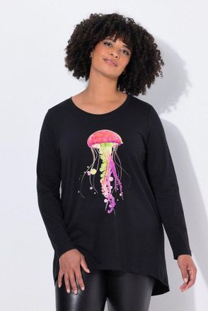 Angel Of Style T-Shirt T-Shirt A-Linie Qualle Langarm