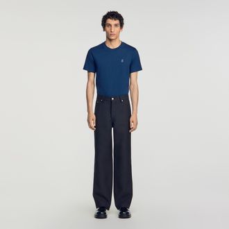 Sandro Pantalon droit cinq poches