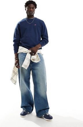 Levi's The Original Hallmark - Sweat &agrave; logo - Bleu marine