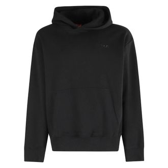 Diesel Schwarzer Hoodie mit Logoaufdruck - - Sweatshirts & Hoodies - Herren - Schwarzk - L