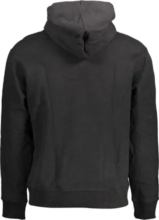Calvin Klein Logo Cotton Hoodie - Black