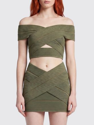 Balmain Top Femme couleur Vert