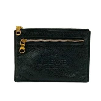 Loewe Portefeuille en cuir Pre-owned - Femme - Pre-owned - Noir - Taille: ONE Size