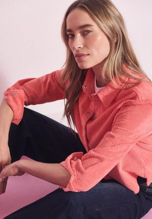 Street One Langarmbluse in Cord-Optik