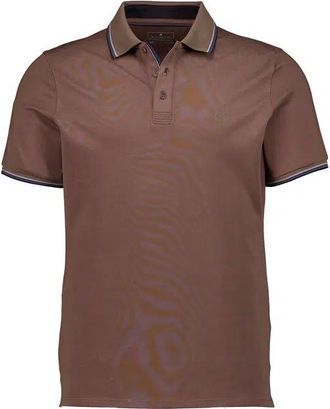 Ragman Herren Polo-Shirt braun Baumwoll-Piqu&eacute;