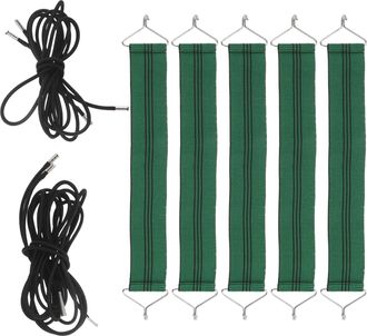OSALADI CIYODO 9 Teiliges Set Elastischer Gurtb&auml;nder F&uuml;r Liegest&uuml;hle Klappst&uuml;hle Gartenm&ouml;bel Reparaturseile Ersatzgurte F&uuml;r Gartenst&uuml;hle Gurtb&auml;nder F&uuml;r Garten