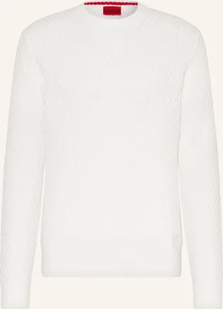 HUGO BOSS Hugo Pullover Syer weiss