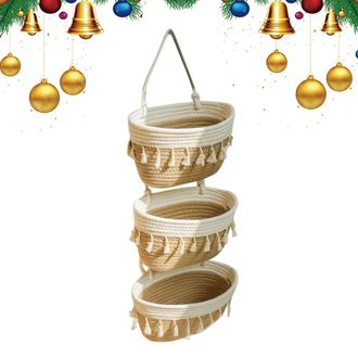 Generic Türkorb Böhmisch | Aufbewahrungskorb Für Kinderzimmer,Boho Aufbewahrungslösung Für Flur Wohnung Schlafzimmer Waschküche Badezimmer Küche