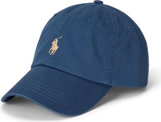 Ralph Lauren Cap aus Baumwoll-Twill mit Pony-Stickerei in