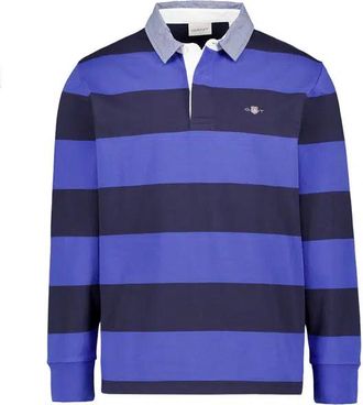 GANT Herren Sweatshirt blau Baumwolle gestreift