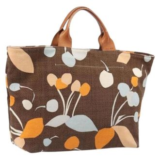Miu Miu Pre-owned Toile sacs-main - Femme - Pre-owned - Brun - Taille: ONE Size