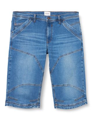 Mustang Jeans Herren Style Fremont Shorts, Mittelblau 583, 28