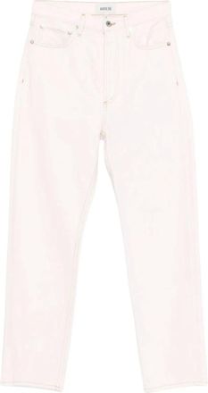 A Gold E Jean Droit Taille Mi-Haute des Ann&eacute;es 90 - Femme - Jeans - Rose - Taille: W26