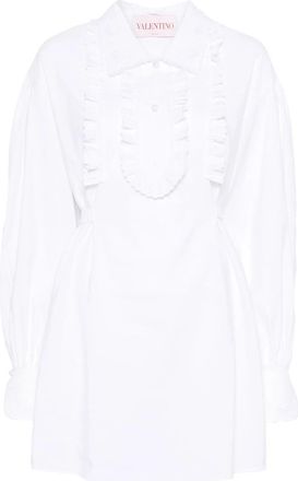 Valentino Ruffle-detail Mini Dress