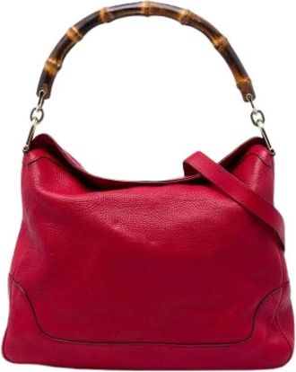 Gucci Sac bandouli&egrave;re vintage doccasion - Femme - Pre-owned - Rouge - Taille: ONE Size