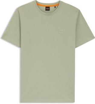 BOSS Hommes Tales T-Shirt en Jersey de Coton avec Patch logot&eacute;