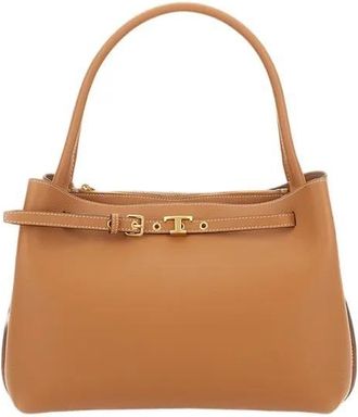 Tod's Tods Crossbody Bags - T Timeless Handle Bag - Gr. unisize - in Braun - f&uuml;r Damen