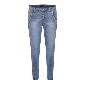 Cream Bestickte Hellblaue Denim Jeans - - Jeans - Damen - Blau - W32