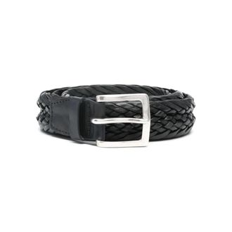 Orciani Homme, Accessoires, Noir, Taille: 100 CM Ceinture Tress&eacute;e Masculine