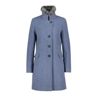 Fuchs Schmitt Einreiher-Mantel - - Coats - Damen - Blau - S