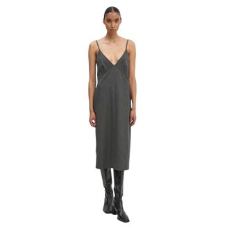 2nd Day Midikleid - - Dresses - Damen - Grau - M