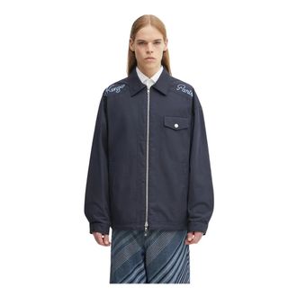 Kenzo Chainstitch Coach Jacket - - Jackets - Herren - Blau - M