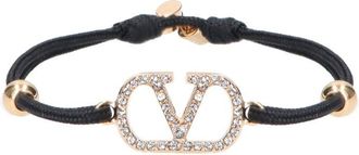 Valentino Garavani Bracelet With Rhinestones Vlogo