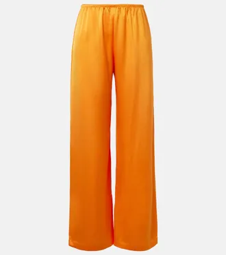 Leset Weite Hose Barb aus Satin