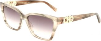 Ferragamo Lunettes de soleil Sf2110S - Femme - Accessoires - Brun - Taille: 57 MM