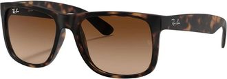 Ray-Ban unisex, Accessoires, Brun, Taille: 54 MM Justin Lunettes de soleil