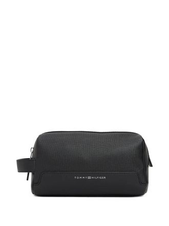 Tommy Hilfiger trousse de toilette &agrave; fermeture zipp&eacute;e - Noir