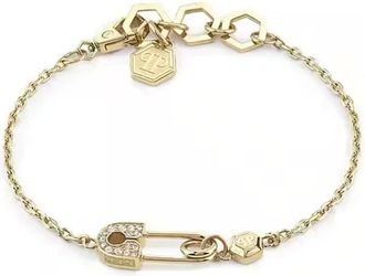 Philipp Plein Femme, Accessoires, Jaune, Taille: ONE Size Bracelet &Eacute;pingle &agrave; Nourrice Lady