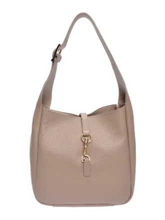 Anna Luchini Beige Rindsledertasche