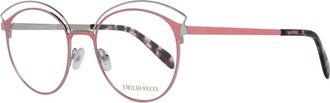 Pucci Femme, Accessoires, Rose, Taille: ONE Size Rose M&eacute;tal Femmes Montures Optiques