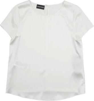 Emporio Armani Femme, Blouses et Chemises, Blanc, Taille: 44 FR Blouses