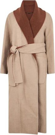 Moorer Ellesmere Coat - Femme - Manteaux - Beige - Taille: 36 FR