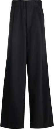 Dries Van Noten Homme, Pantalons, Bleu, Taille: S Wide Pantalons