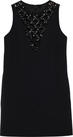 Liu Jo Femme, Robes, Noir, Taille: 42 FR Mini-robe Orn&eacute;e de Cristaux