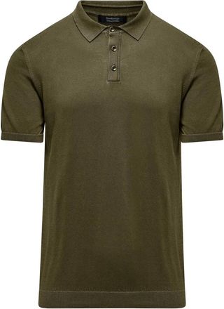 Bomboogie Homme, Pulls, Vert, Taille: S Pull Polo avec Col